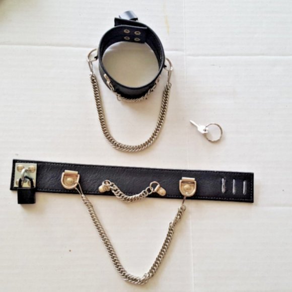 Unbranded | Shoes | Leather Bondage Highheeled Shoes Lockable Ankle ...